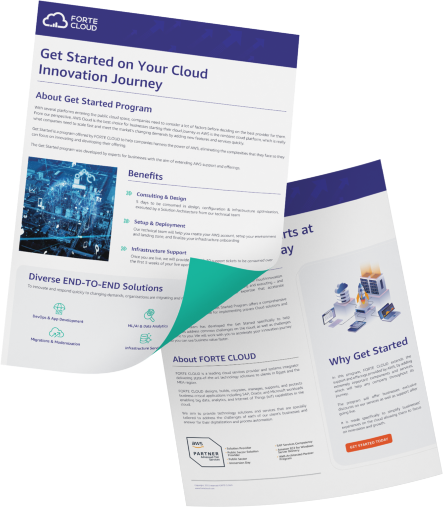 Get Started Program Brief - FORTE CLOUD